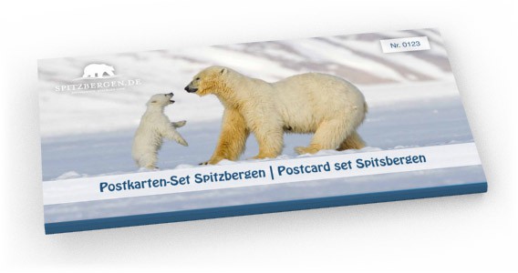 Limited edition postcard set Spitsbergen (Svalbard)